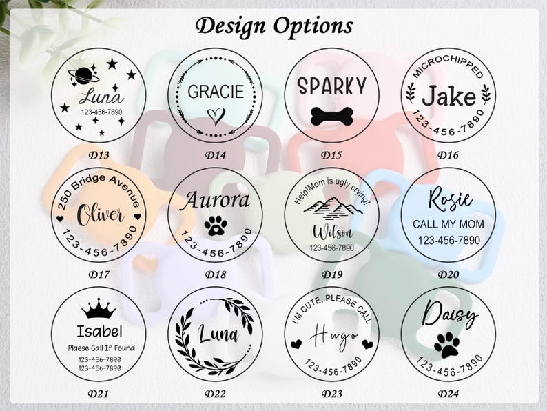 Custom AirTag Cat Collar,pet AirTag Collar Holder,slide on Dog Name Tag ...