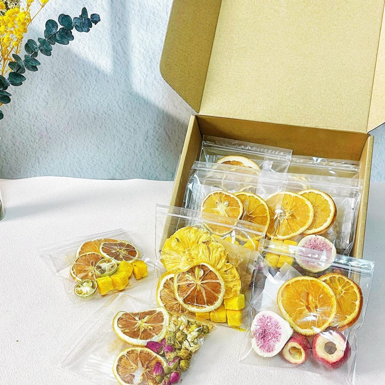 Handmade Fruit Tea Sampler Gift Set: 10 Vegan Herbal Blends Mother's ...