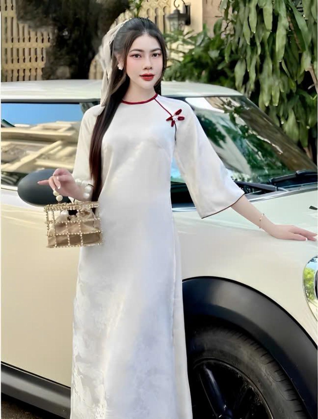 Brocade Vietnamese Ao Dai | Modern Traditional Costume - Etsy