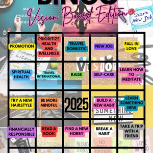 2025 Digital Vision Board - Etsy