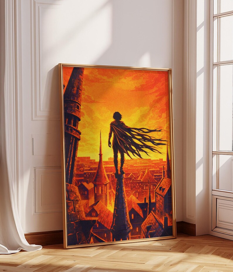 Fantasy City Art, Mistborn Skyline Poster, Luthadel Scenery, Scadrial ...