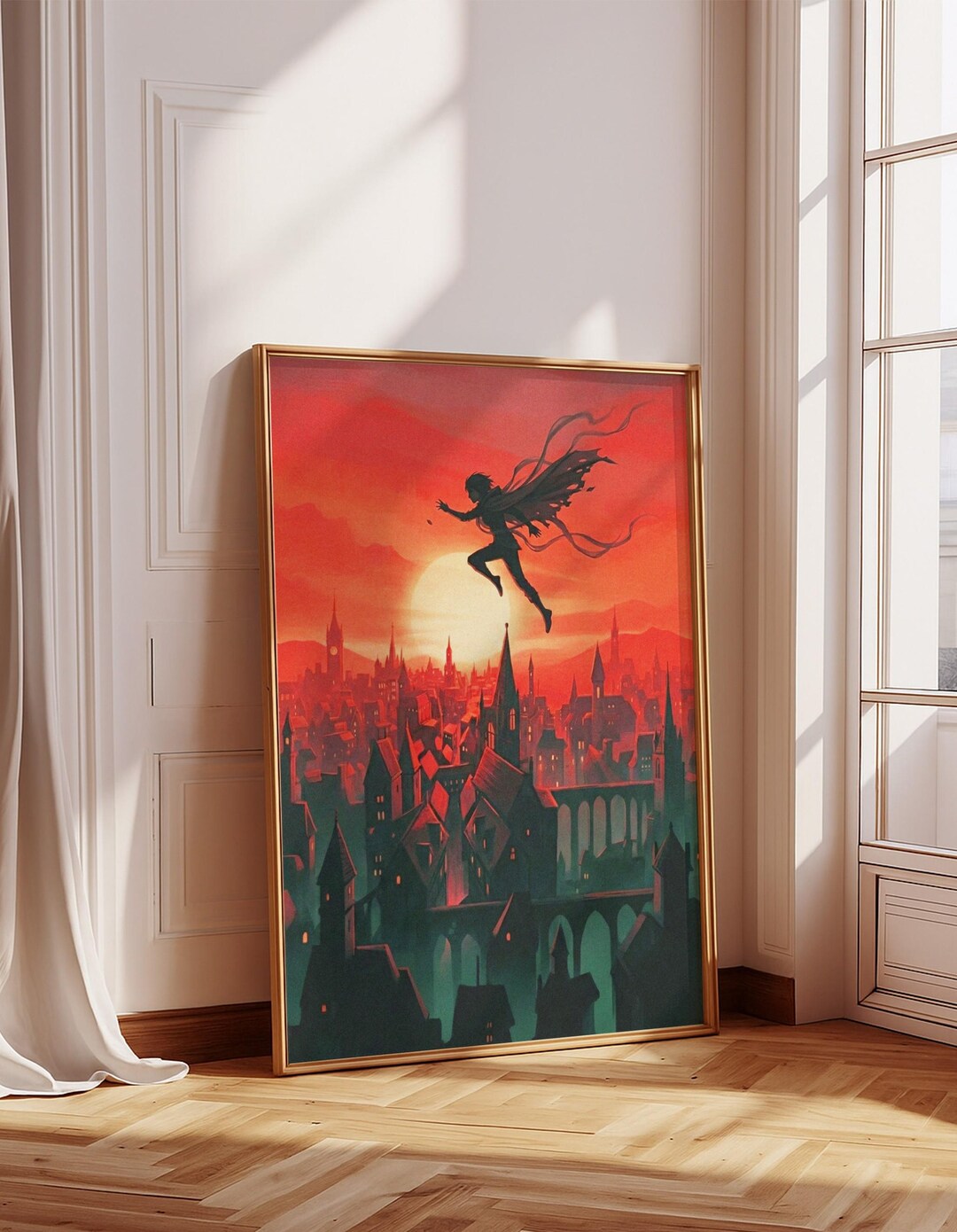 Luthadel Poster, Mistborn City , Book Lover Wall Decor, Luthadel ...