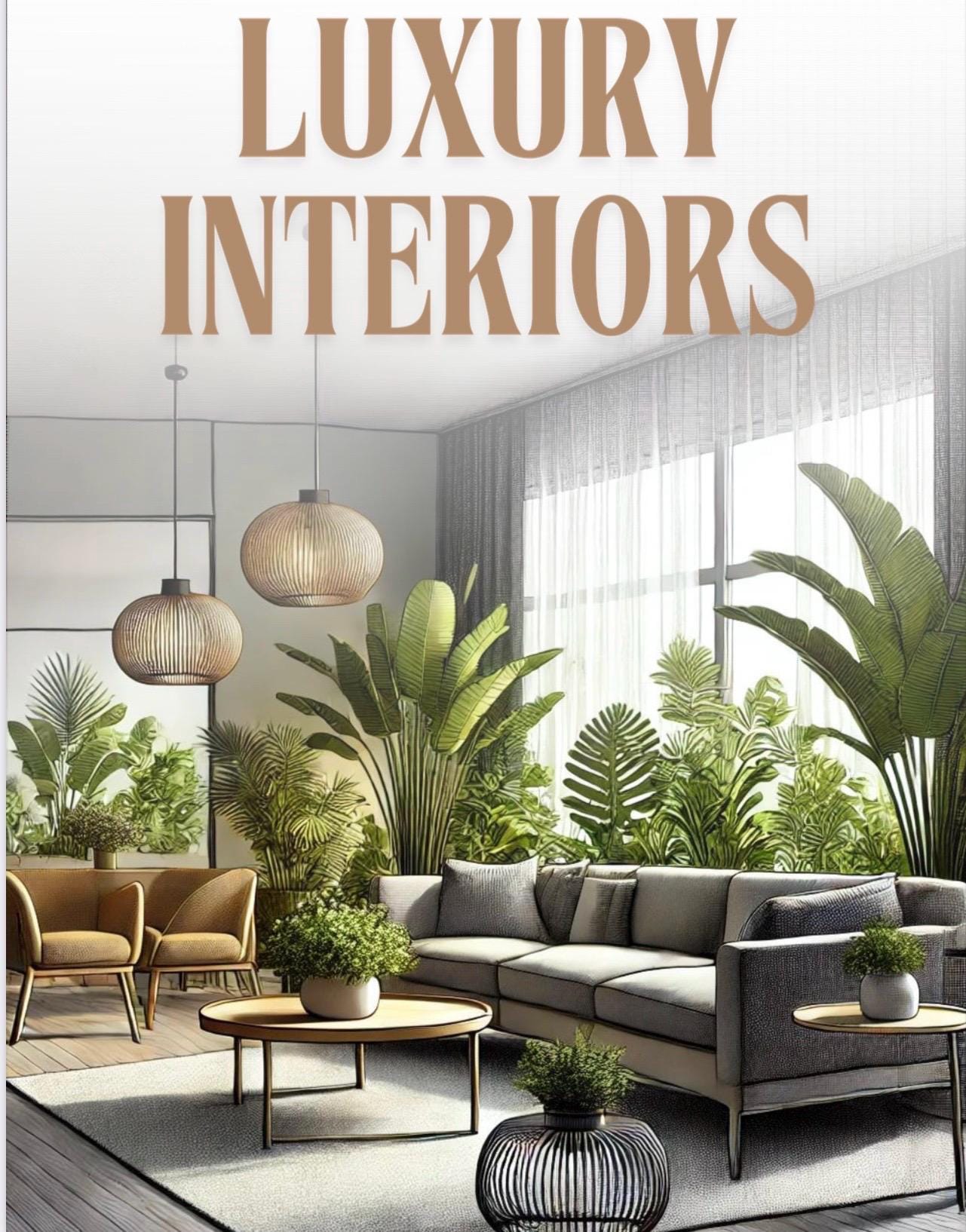 LUXURY INTERIORS (25 Stunning Coloring Pages) - Etsy