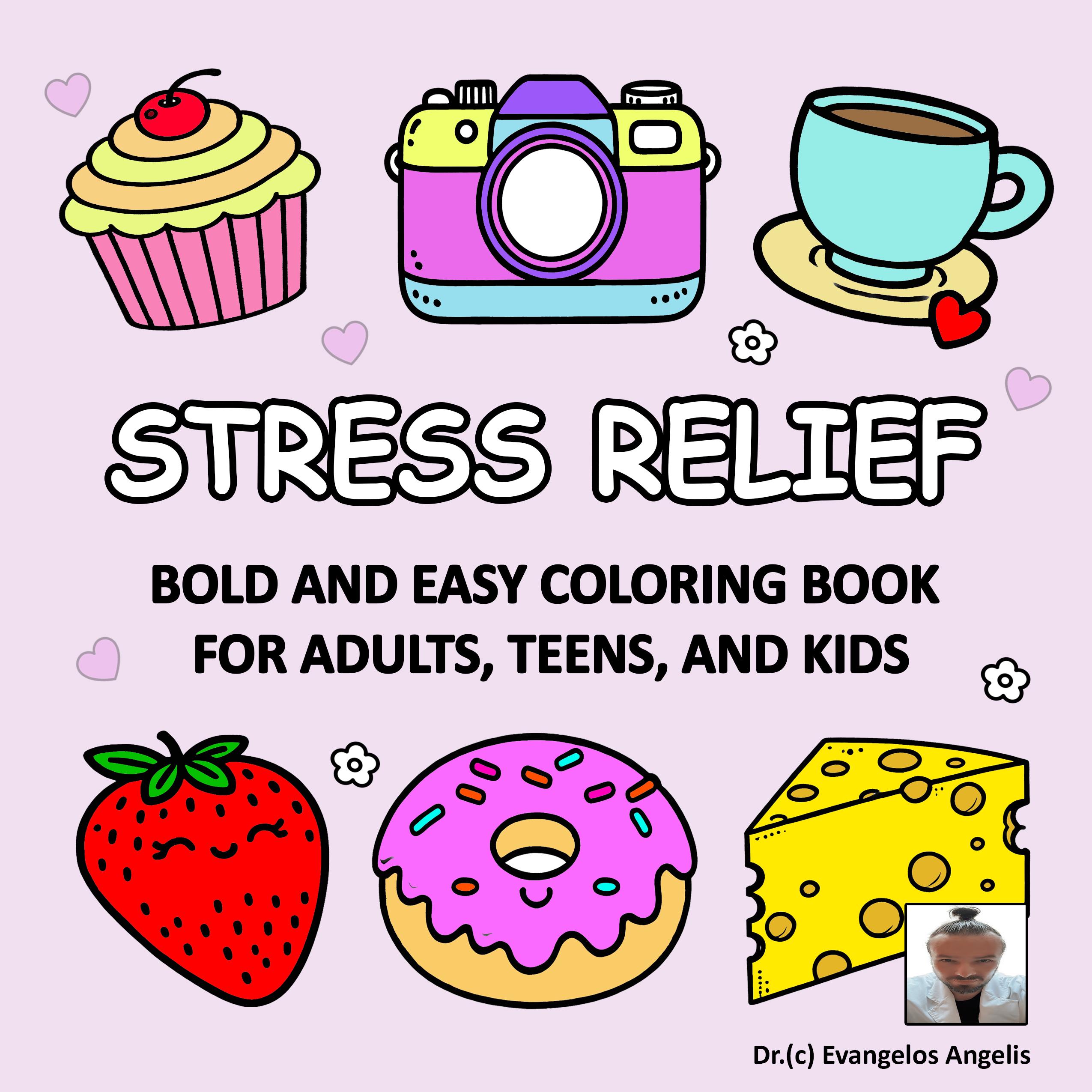 STRESS RELIEF (70 Cute & Cozy Coloring Pages) - Etsy