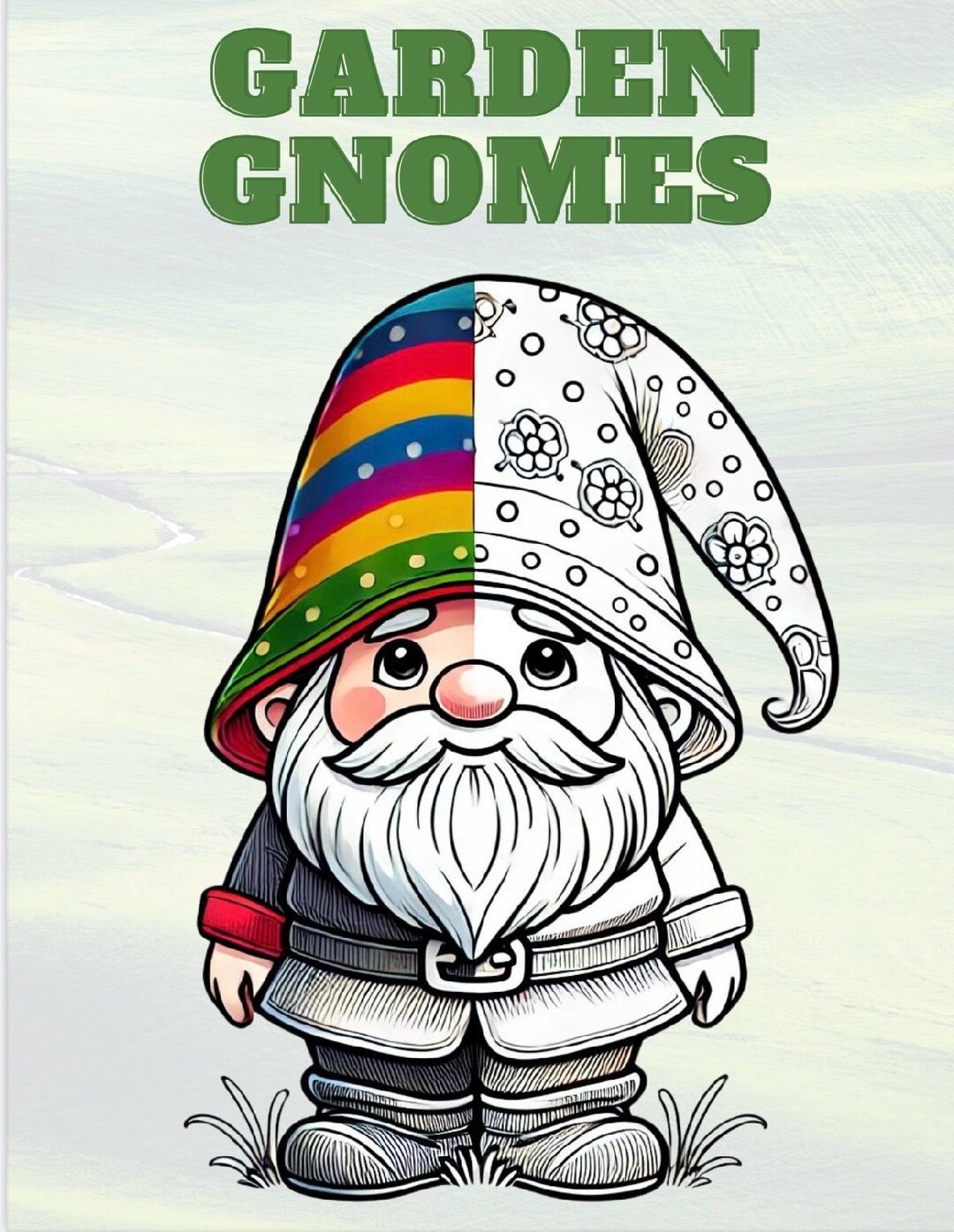 GARDEN GNOMES (26 Cute & Cozy Coloring Pages) - Etsy