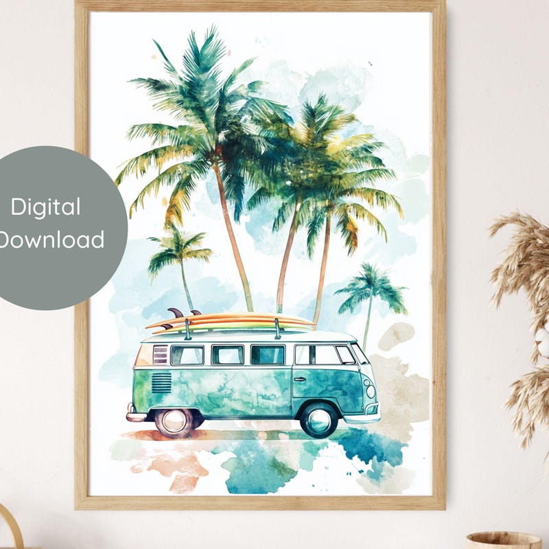 Vw Bus Art - Etsy