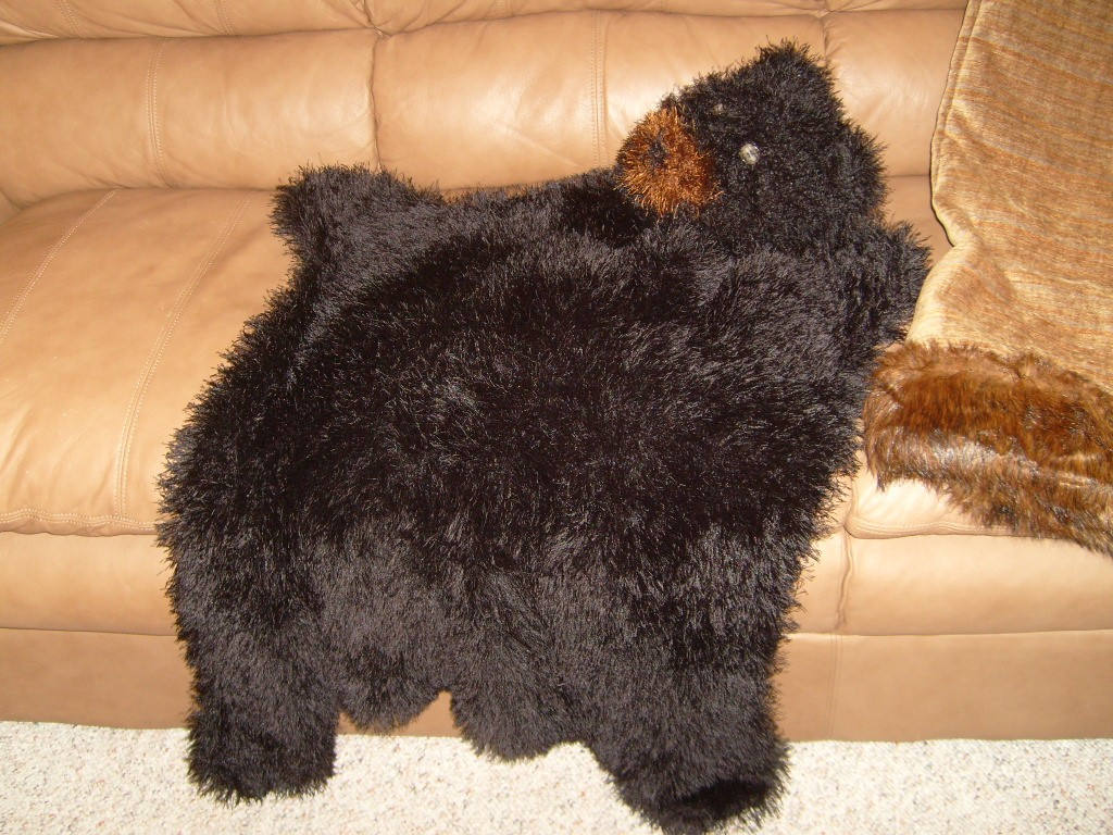 Bear Hug Rug MACHINE Knitting Pattern PDF - Etsy