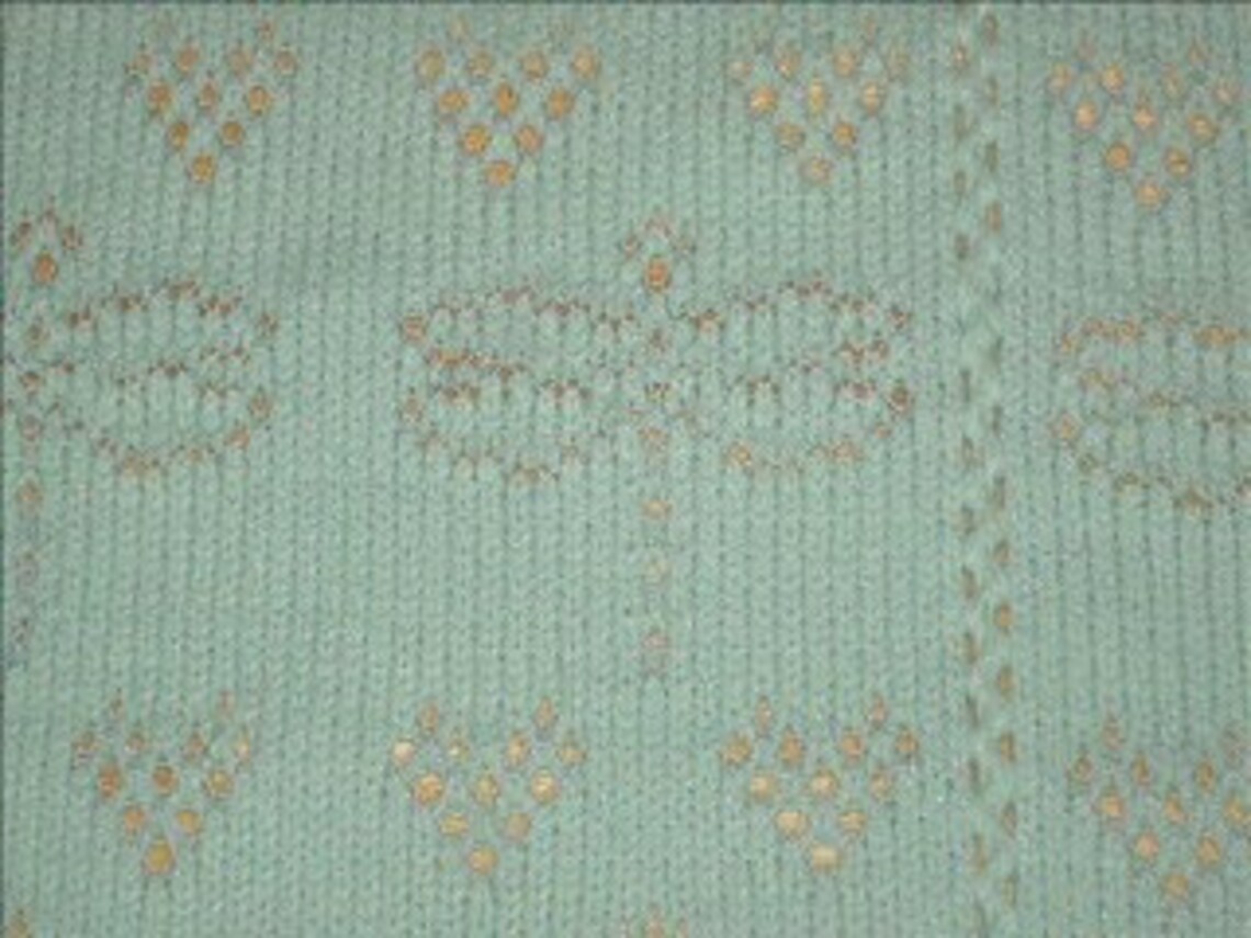 Dragonfly Afghan MACHINE Knitting Pattern PDF & Instant Download VIDEO ...