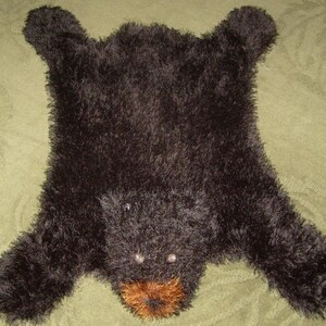 Bear Hug Rug HAND Knitting Pattern PDF - Etsy