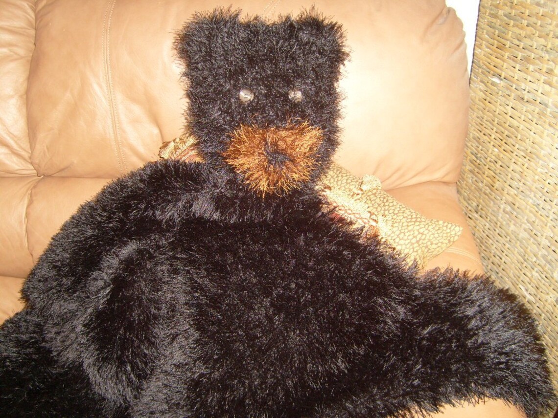 Bear Hug Rug HAND Knitting Pattern PDF - Etsy