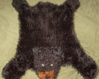 Bear Hug Rug HAND Knitting Pattern PDF - Etsy