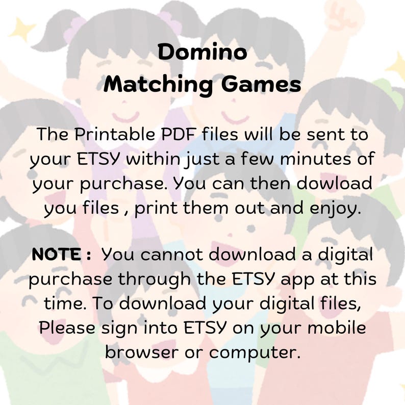 Domino Matching Games, Printable Matching Games for Age 3-6 Year Olds ...