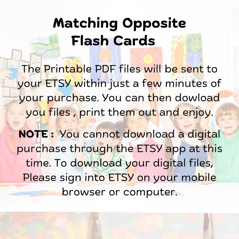 Opposites, Matching Cards, Pairing Cards, Memory Game, Preschool ...