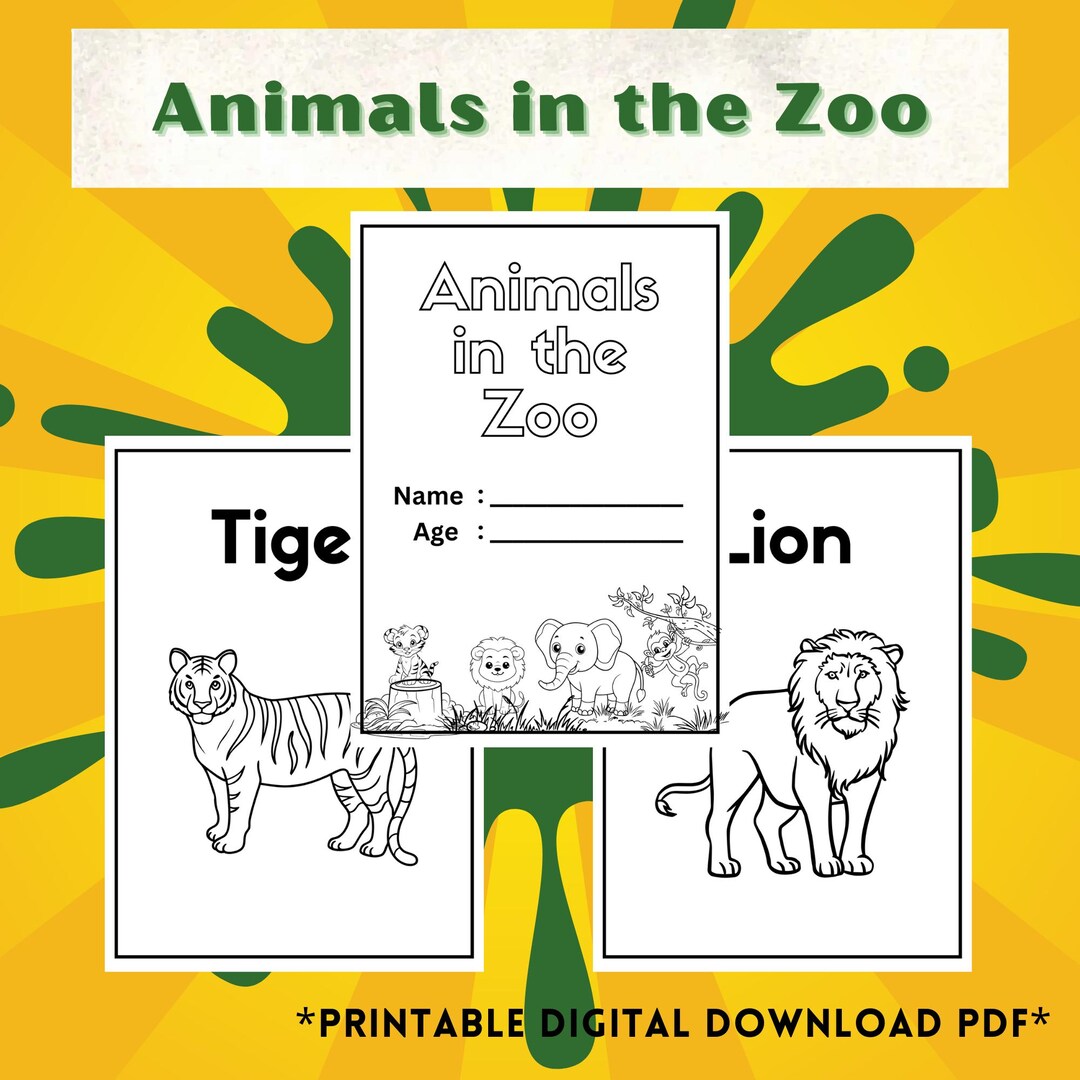 Animals in the Zoo, Introduction of Animals to Toddlers and Children ...