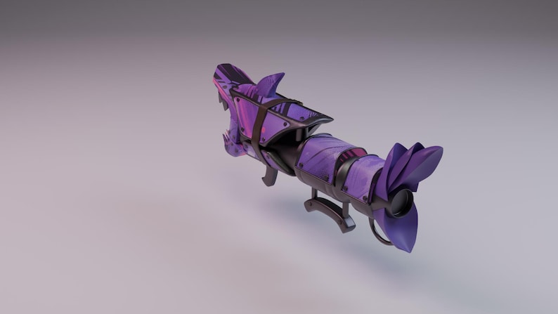 Jinx’s Rocket Launcher “fishbones” 3D Printing / Game Asset Files ...