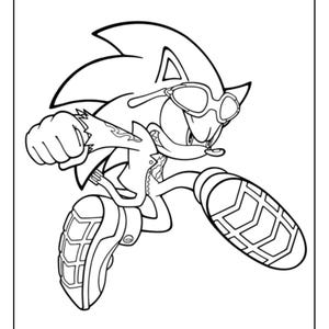 32 SONIC Colouring Pages: A Versatile Activity for All Ages / Sonic and ...