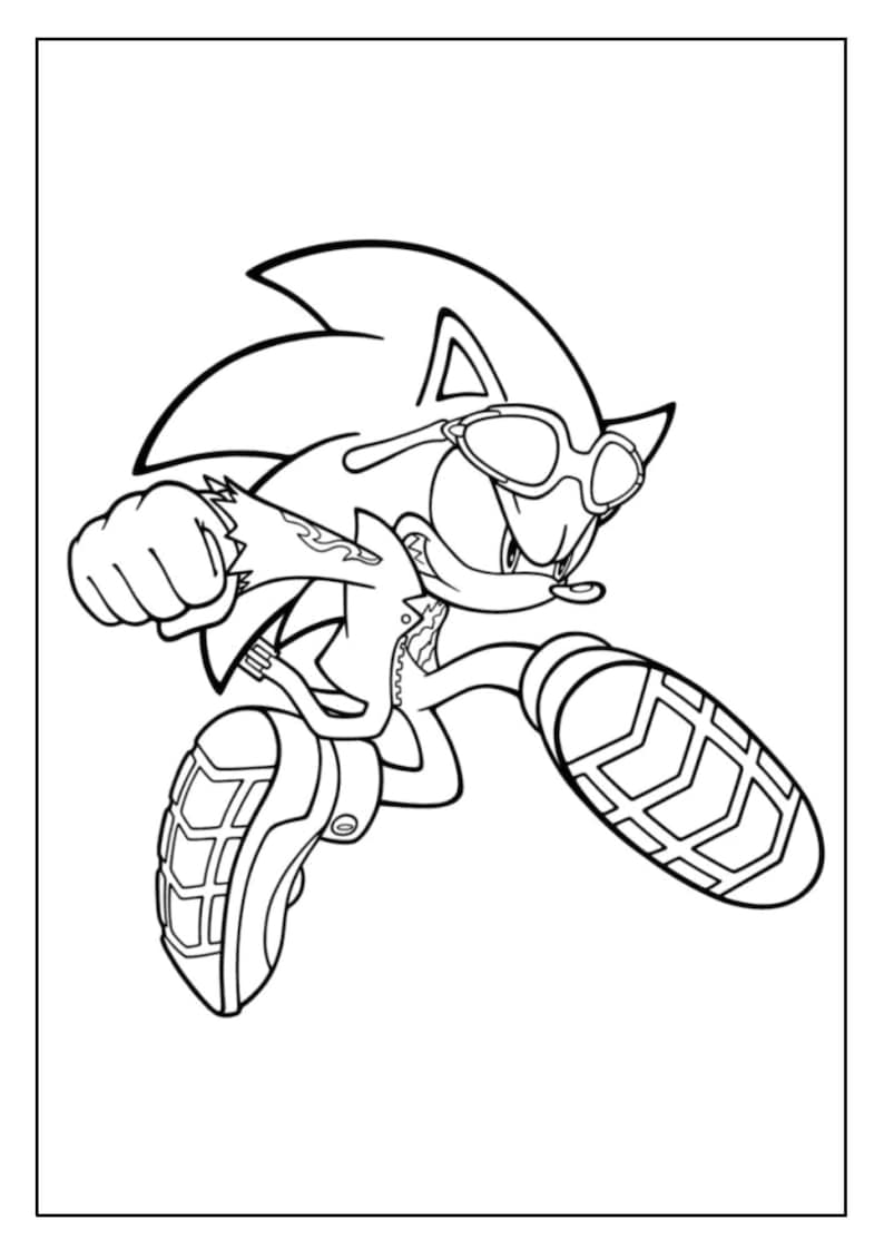 32 SONIC Colouring Pages: A Versatile Activity for All Ages / Sonic and ...