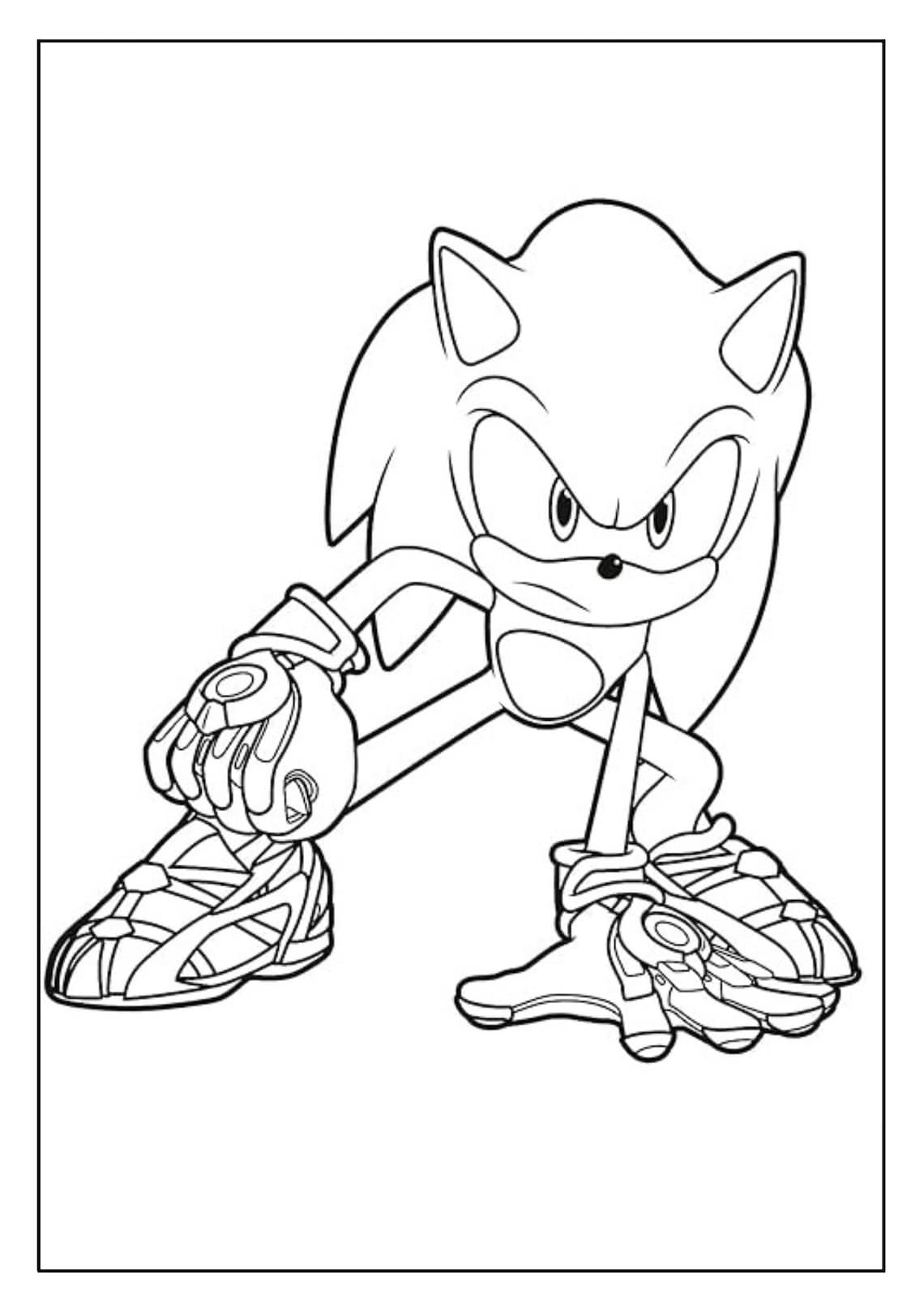 32 SONIC Colouring Pages: A Versatile Activity for All Ages / Sonic and ...