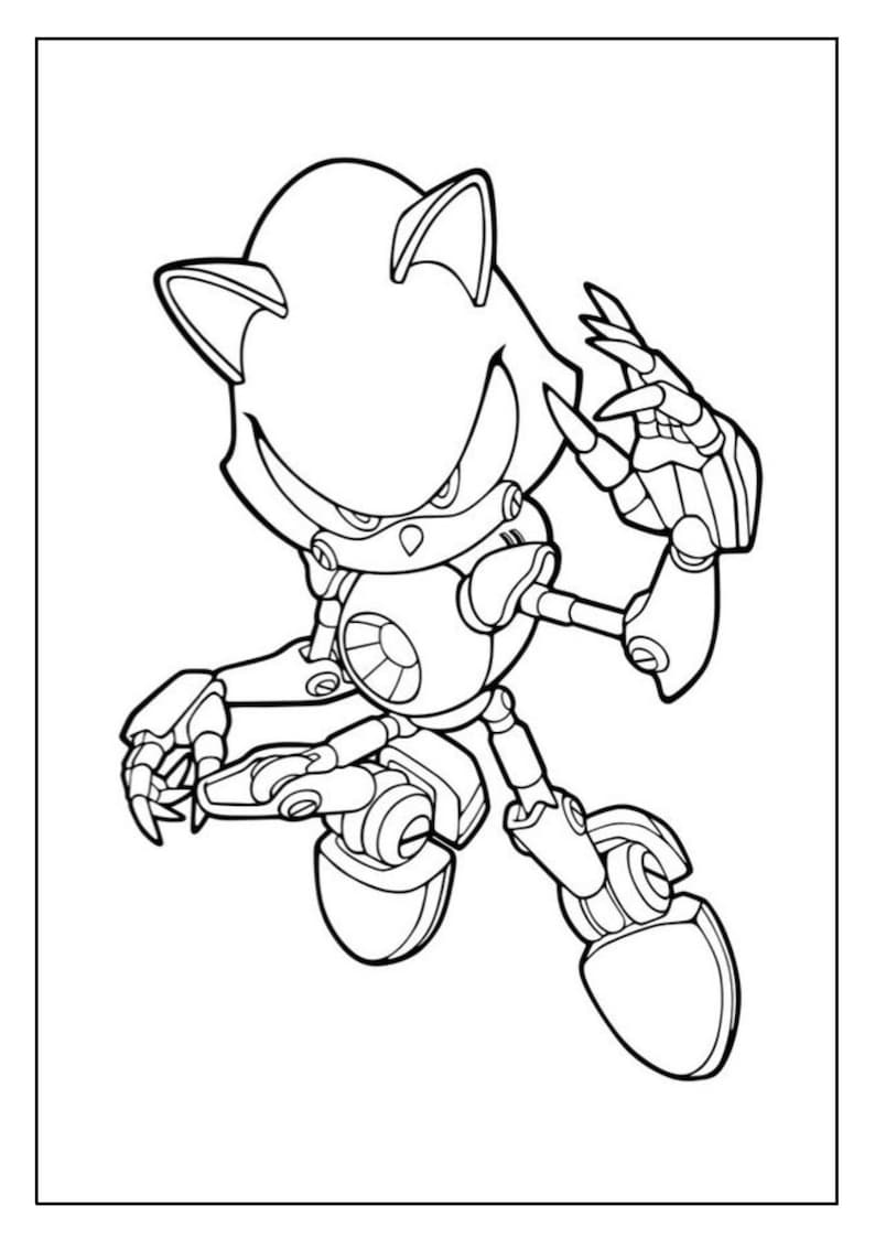 32 SONIC Colouring Pages: A Versatile Activity for All Ages / Sonic and ...
