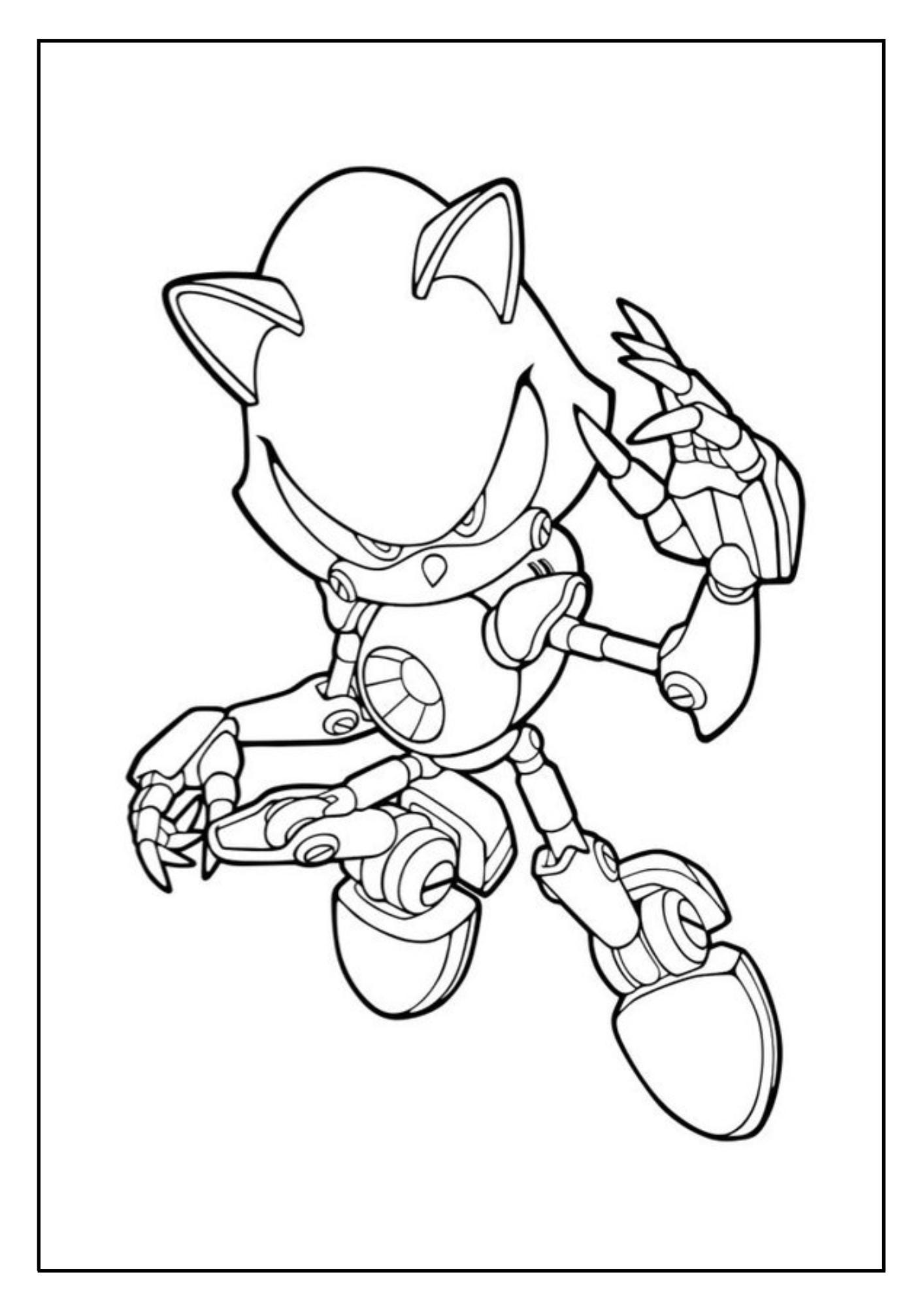 32 SONIC Colouring Pages: A Versatile Activity for All Ages / Sonic and ...