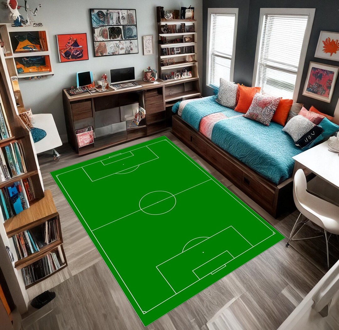 Football Field Rug, Green Field Rug, Football Rug, Best Selling Rug ...