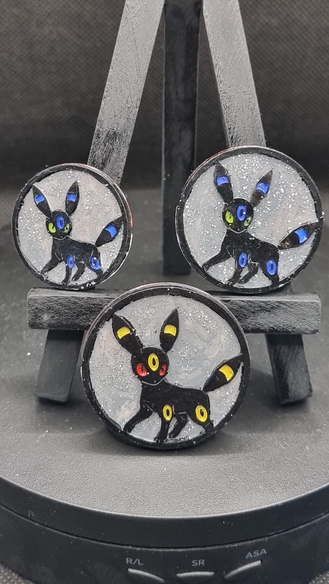 Pokemon 3d Printed Coin Hand Painted Umbreon - Etsy