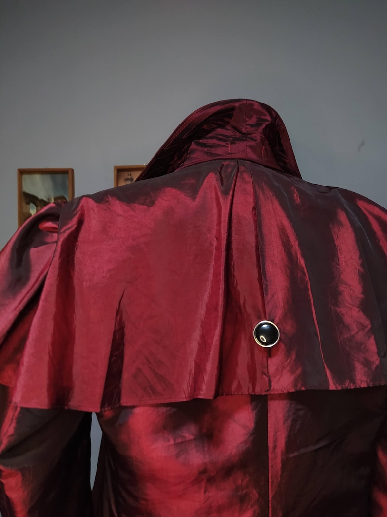 Alucard Hellsing Coat Cosplay Printed Eyed Lining Exclusive Pattern ...