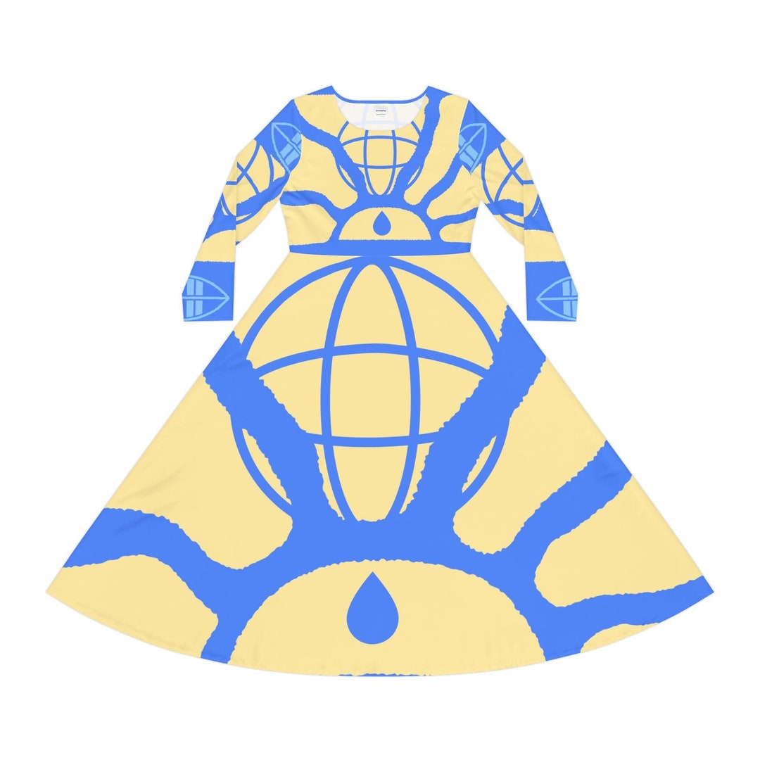 Elegant Long Sleeve Dance Dress, Perfect for Performances, Dance ...