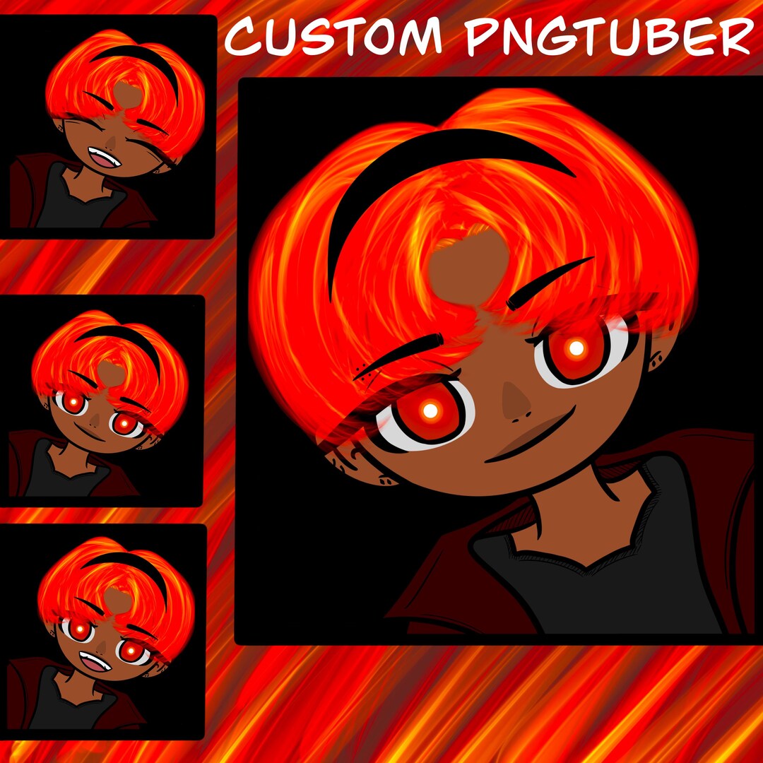 Pngtuber,pre-made Custom, Anime Chibi, Streamer, Twitch - Etsy