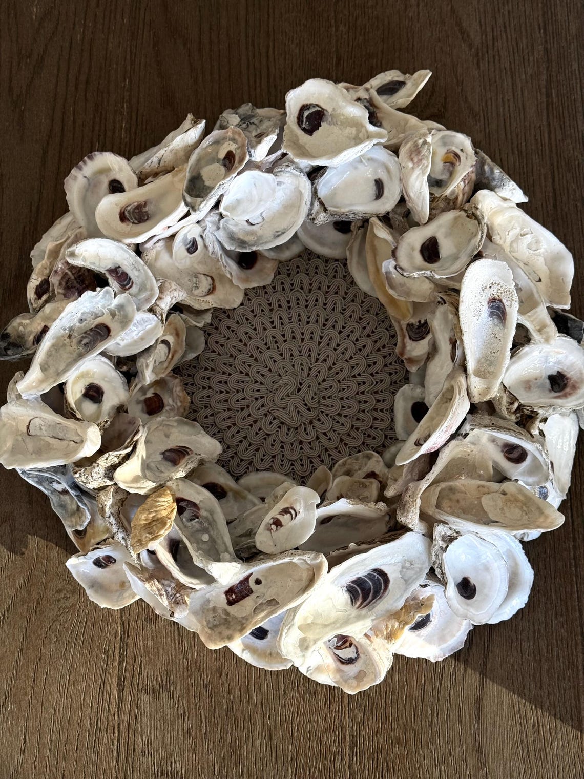 Oyster Shell Centerpiece Wreath - Etsy