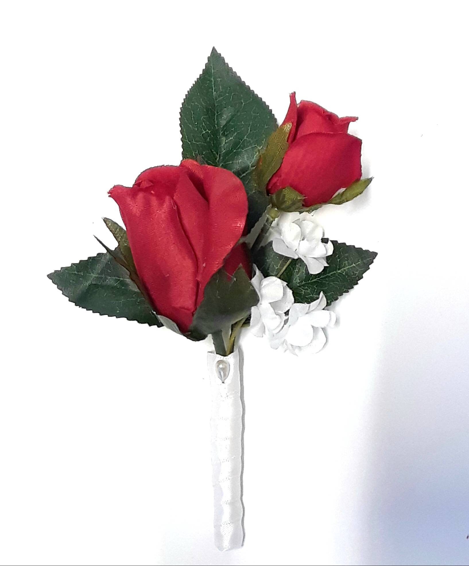 Red Roses Cascade Bouquet Red Roses Wedding Bouquet Red Silk - Etsy