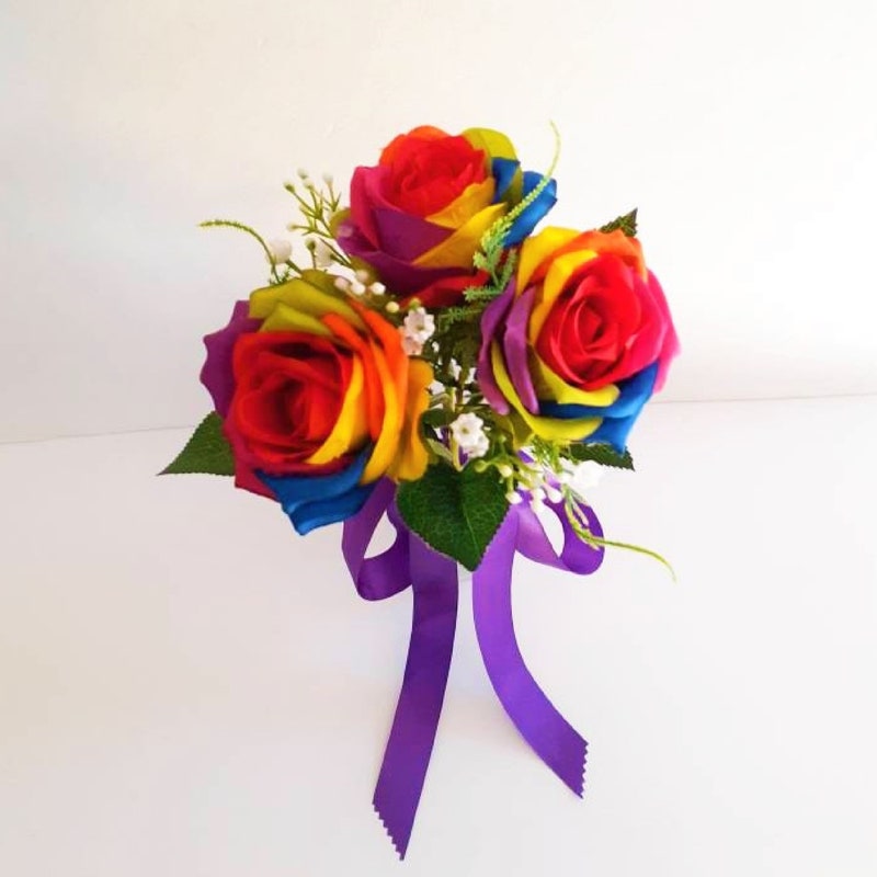 Rainbow Roses - Etsy