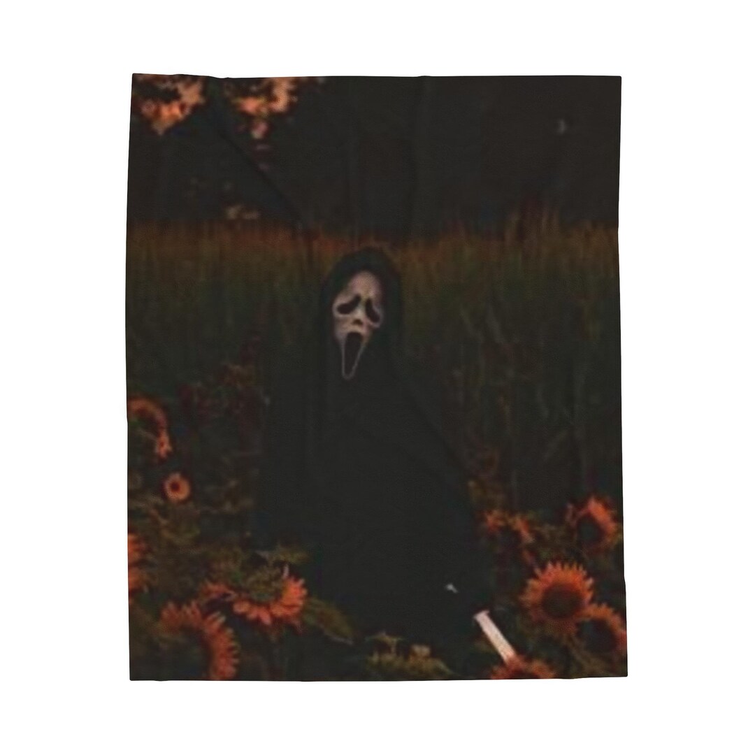 Ghostface Velveteen Plush Blanket - Etsy