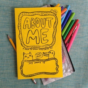 About Me - Activity Zine for Kids to Draw and Write in - Fill in the ...