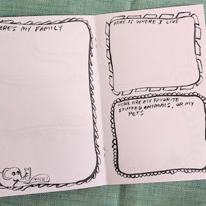 About Me - Activity Zine for Kids to Draw and Write in - Fill in the ...