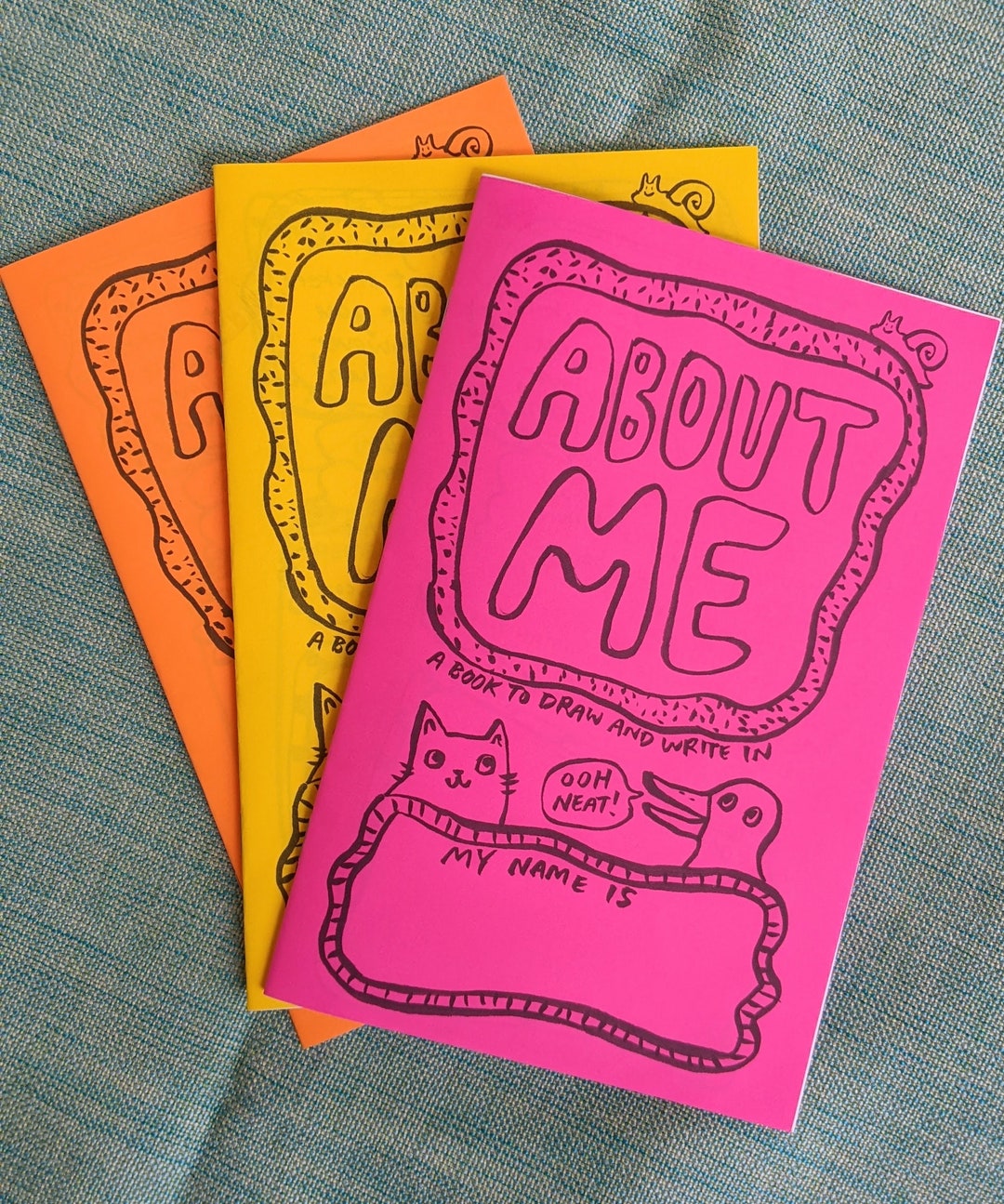 About Me Zine Booklet PRINTABLE - Kids - Fill in the Blanks - School ...