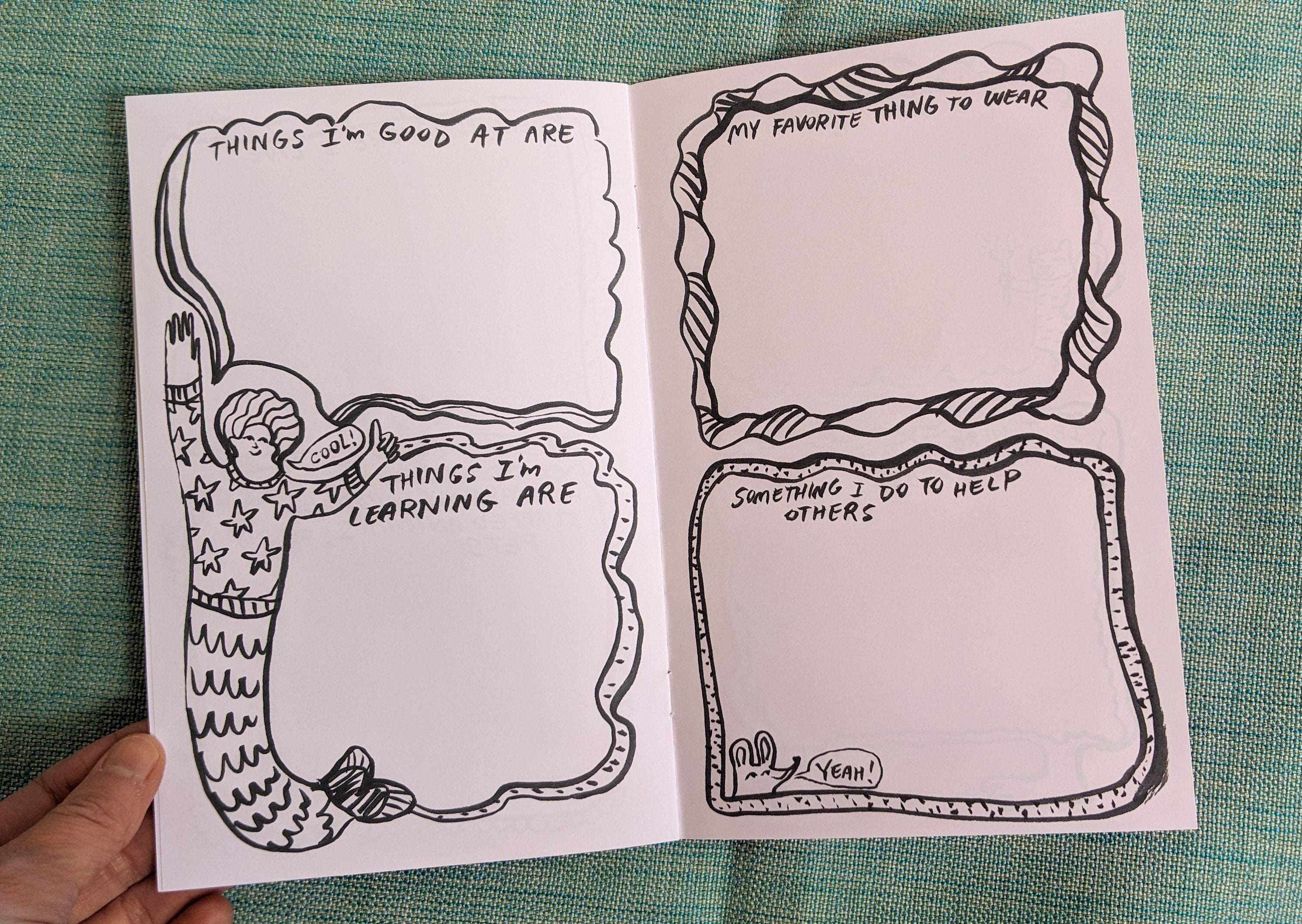 About Me - Activity Zine for Kids to Draw and Write in - Fill in the ...