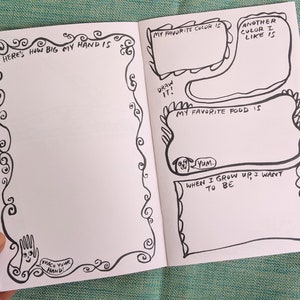 About Me - Activity Zine for Kids to Draw and Write in - Fill in the ...