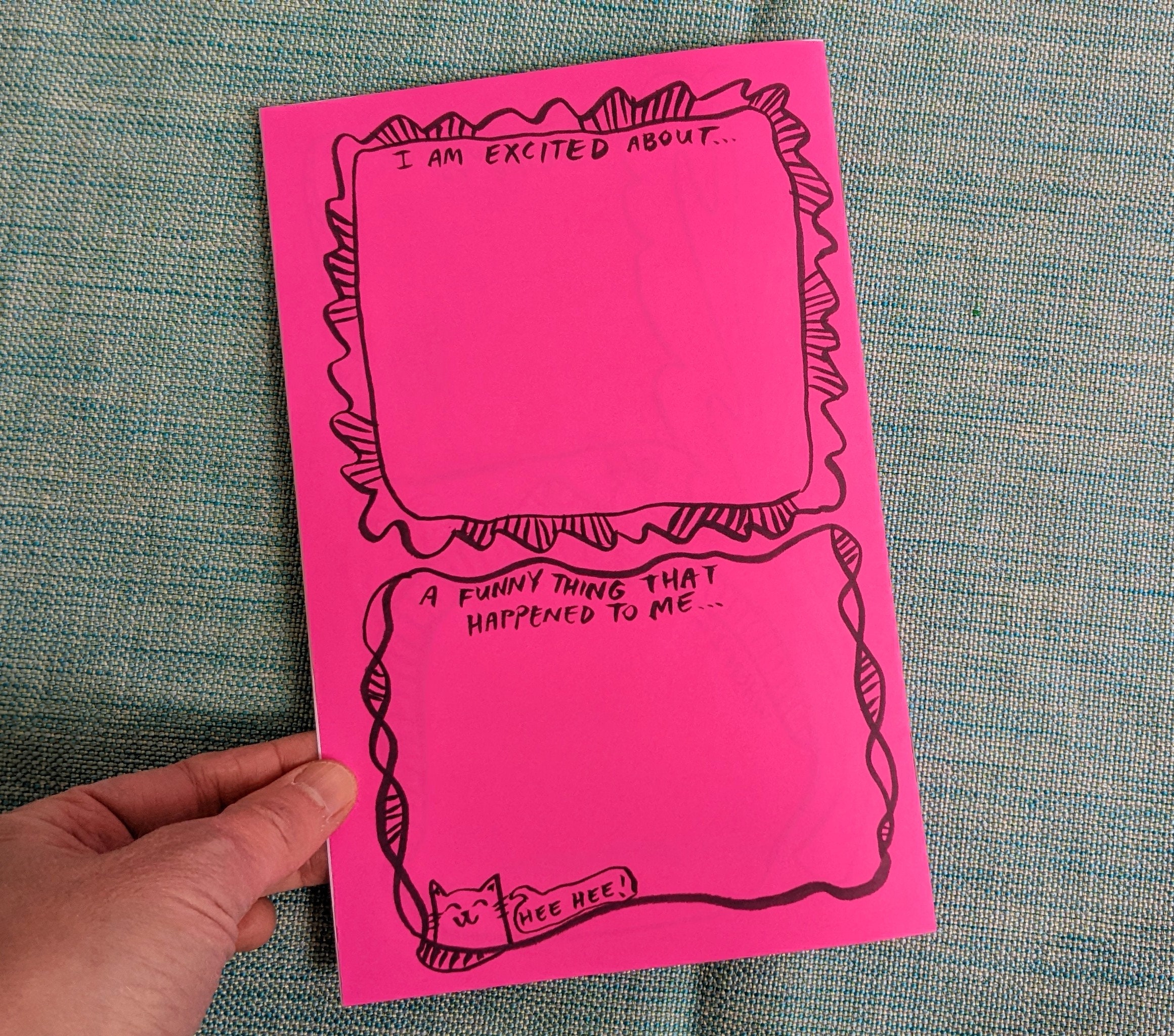 About Me Activity Zine for Kids to Draw and Write in Fill in the Blanks ...