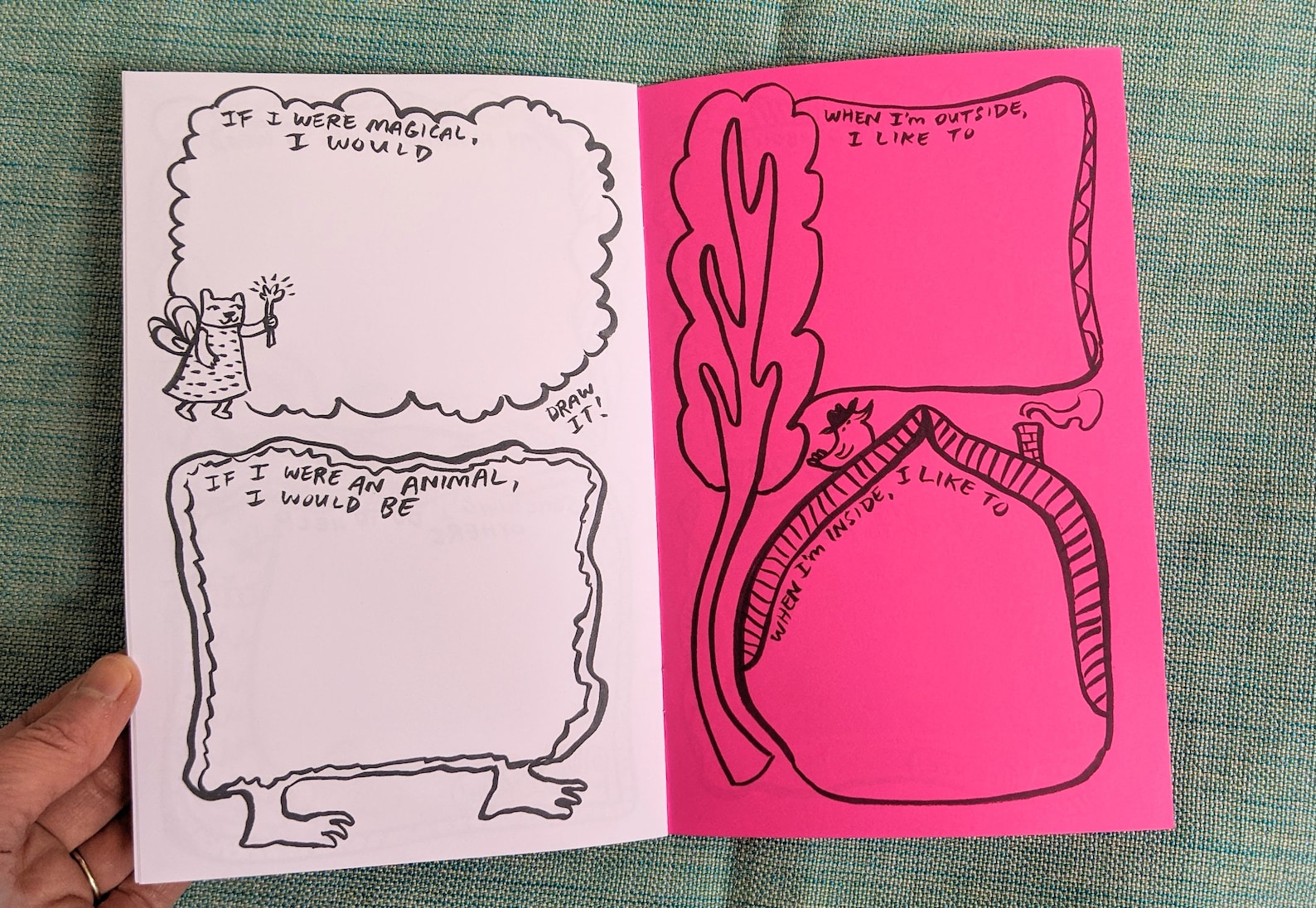 About Me Zine Booklet PRINTABLE - Kids - Fill in the Blanks - School ...