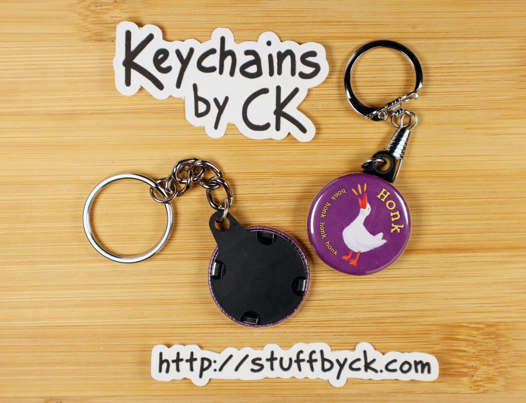 Rude Goose Keychain Keep Organized and Keep Honking - Etsy