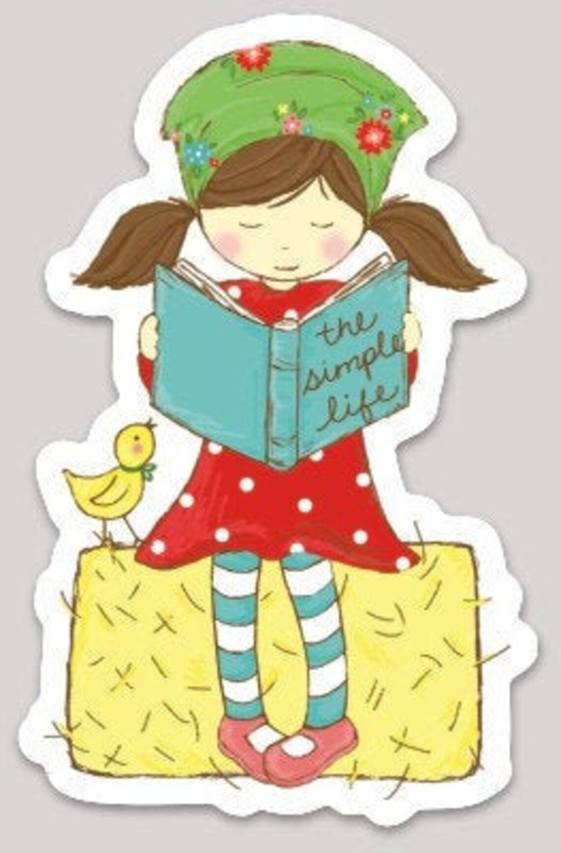 Reading Vinyl Sticker | Etsy