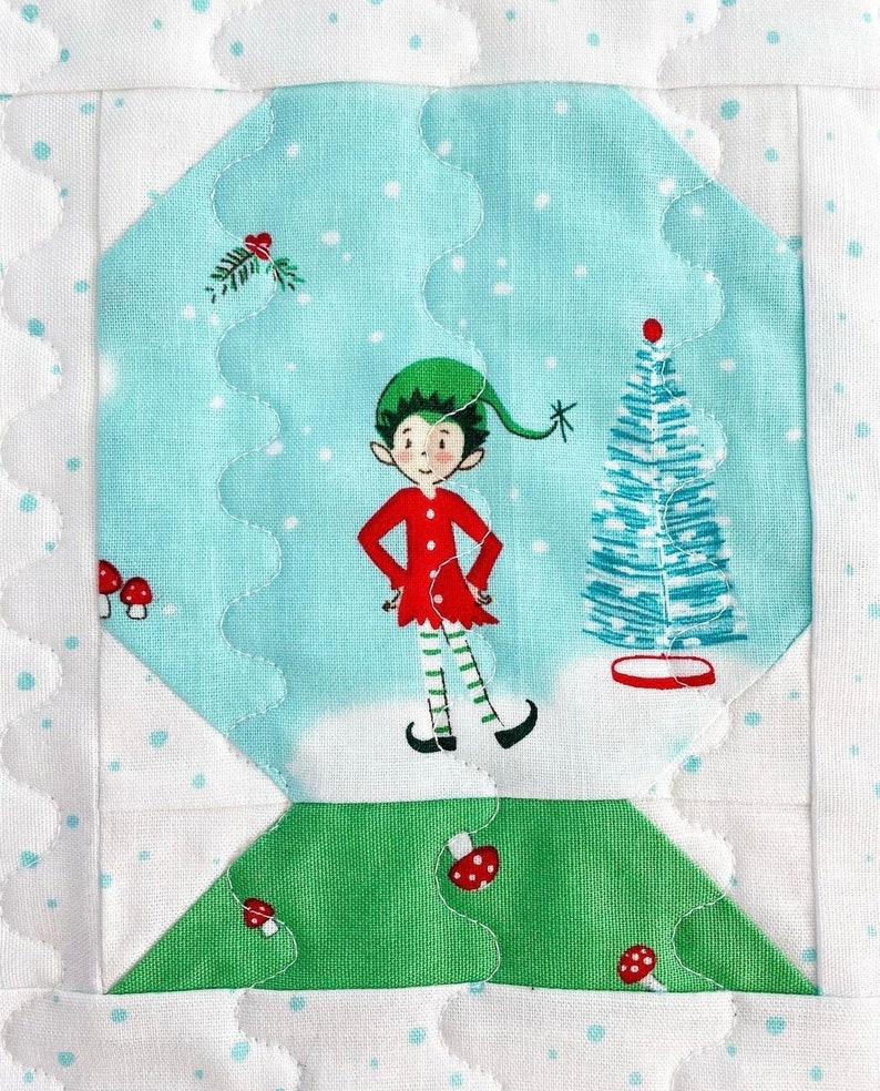 Snowglobe Mini Quilt Pattern PDF Instant Download, Snow Globes Mini ...