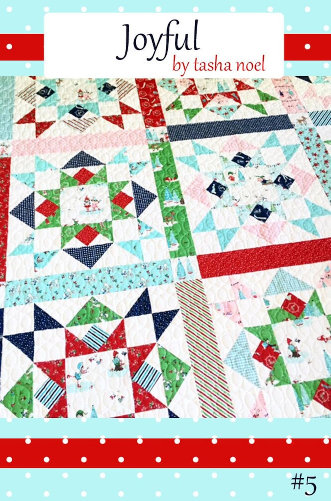 Joyful Quilt Pattern - PDF - Quilt Star Traditional Sewing Block ...