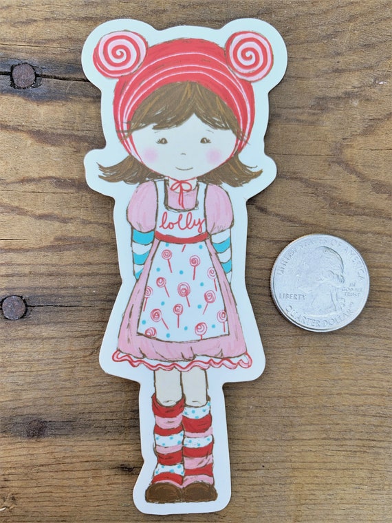 Miss Lolly Vinyl Sticker | Etsy