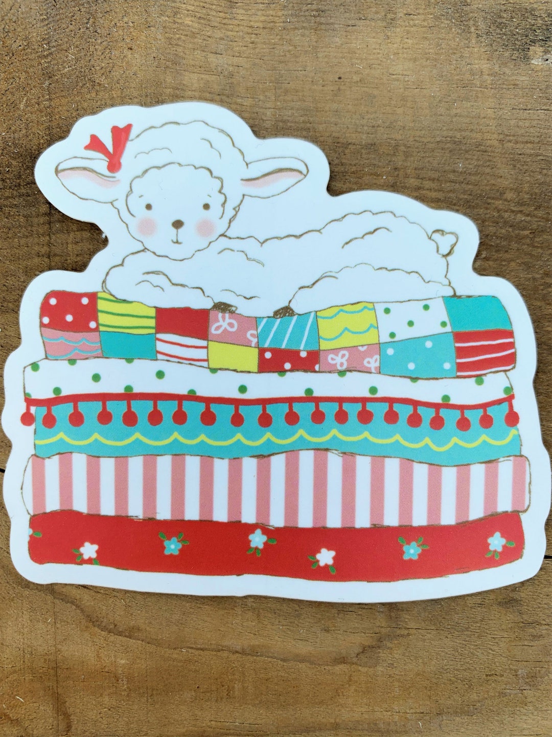 Little Lambie Vinyl Sticker - Etsy