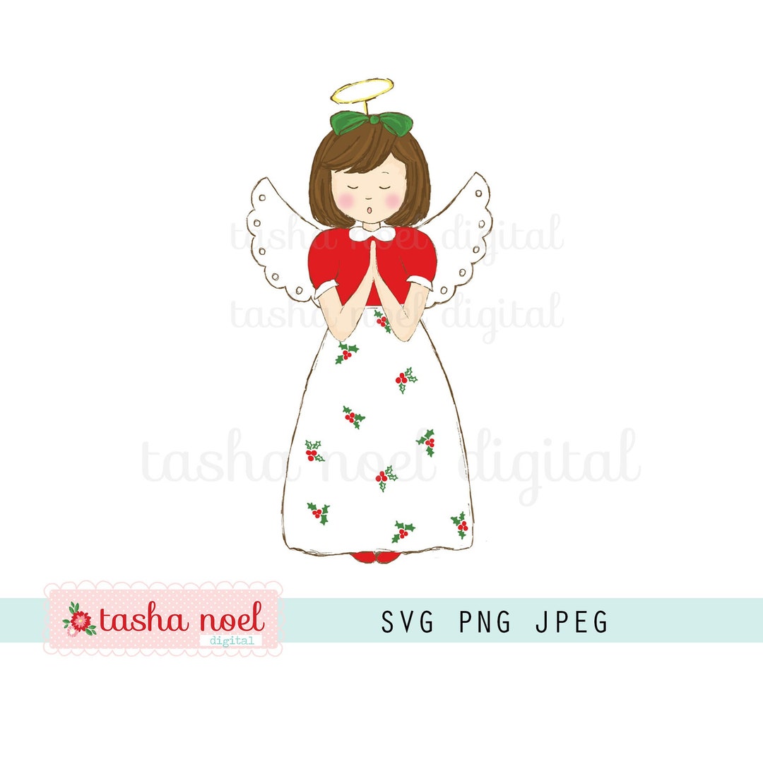 Christmas Angel Girl, Christmas Angel Svg, Christmas Svg - Etsy