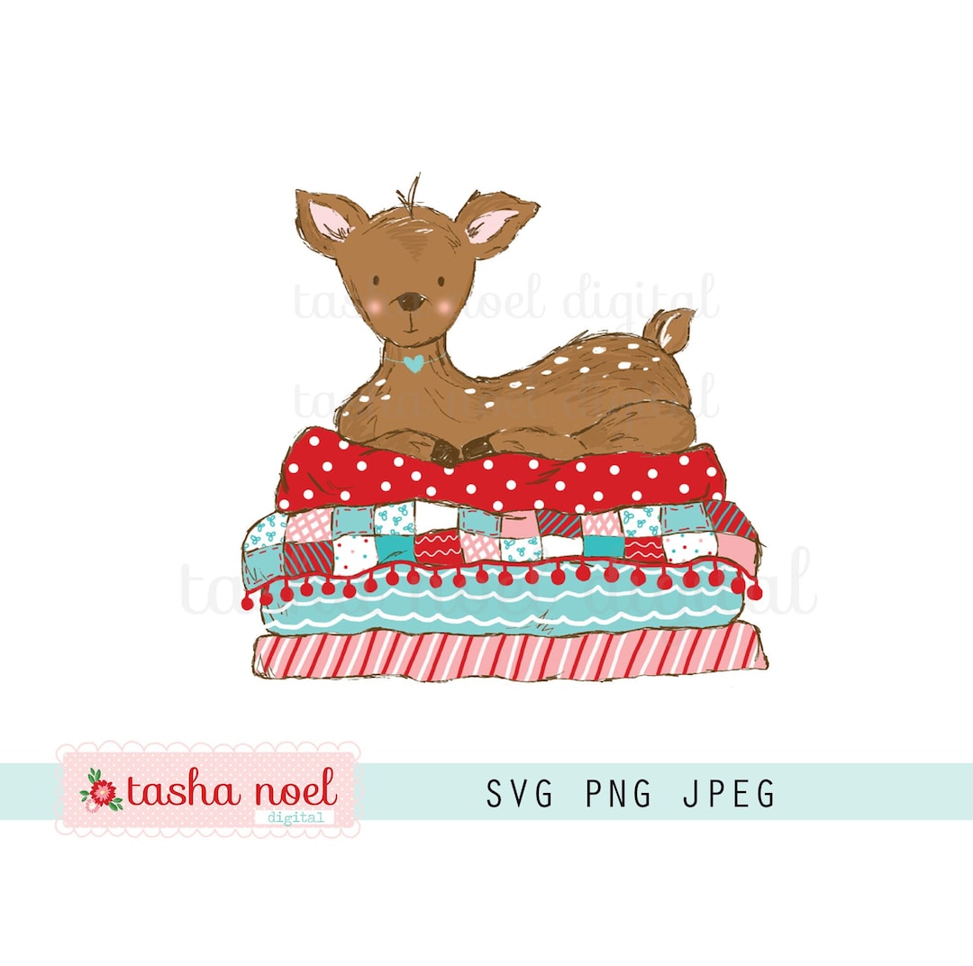Deer Woodland Animal Svg, Printable Deer Sticker, Print and Cut Deer on ...