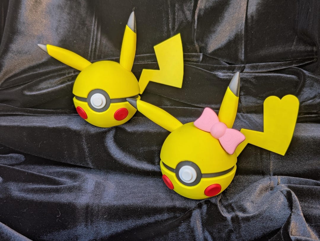 Pokemon - Pikachu Character Ball - Etsy