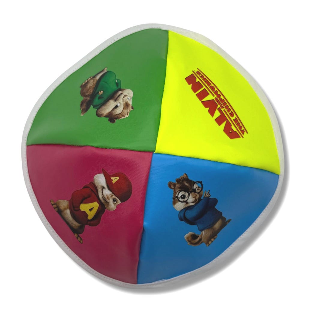 Alvin and the Chipmunks Kippah | Simon Theodore Cartoon Yarmulke - Etsy